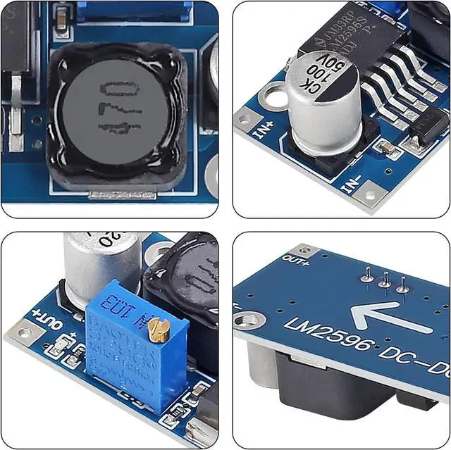 20-Pack LM2596 LM2596S Buck Converter DC to DC Converter High Efficiency Voltage Regulator 3.0 ...