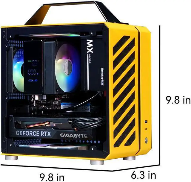 YEAH MAGIC ITX Handled AMD Ryzen 5 9600X Gaming Desktop PC 4060 DDR5 ...