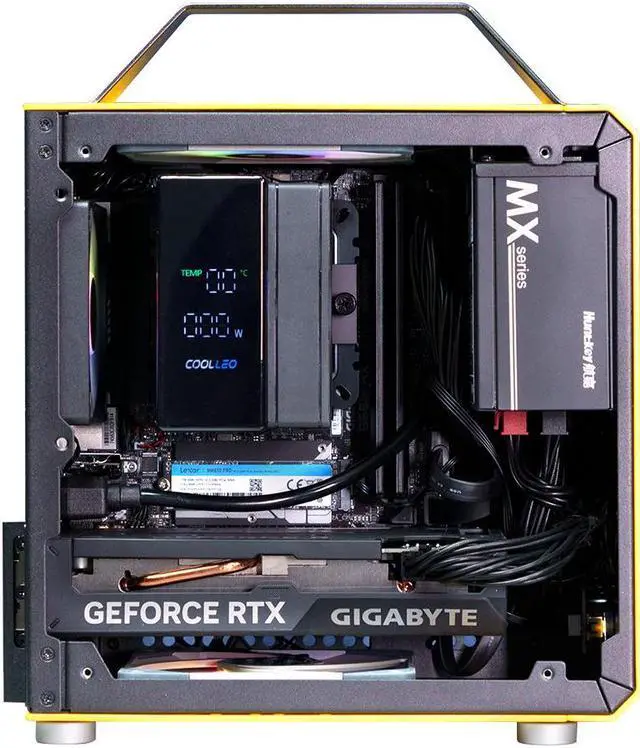 YEAH MAGIC ITX Handled AMD Ryzen 5 9600X Gaming Desktop PC 4060 DDR5 ...