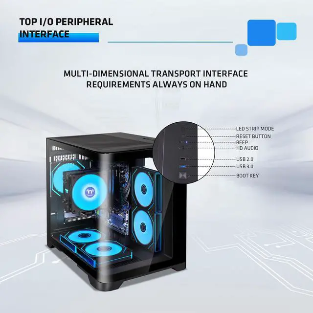 YEAH MAGIC Astral S1 Gaming Desktop AMD Ryzen 5 5600GT (6 core up to 4 ...