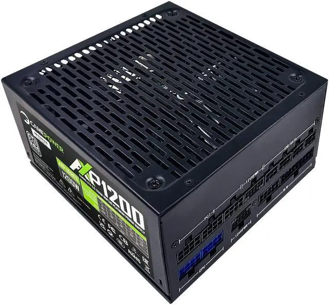 GAMEPOWER AXP-1200 Gen5 PCIe 5 & ATX 3.0 Gaming Pc Power Supply, 1200W ...