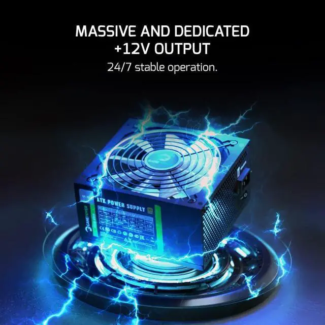 GamePower Gp-750 PC Power Supply Unit: 750W, 80 Plus Bronze Certified ...
