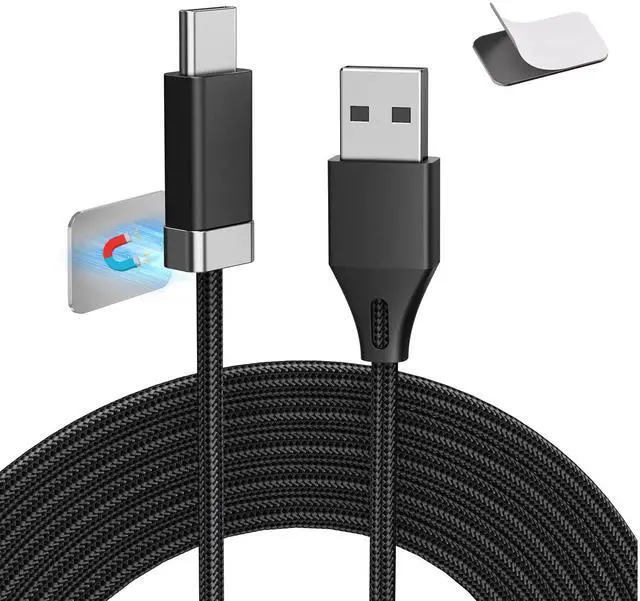 Magtame USB A to USB C Cable, 2Pack Magnetic Anti-Drop with Organizer ...