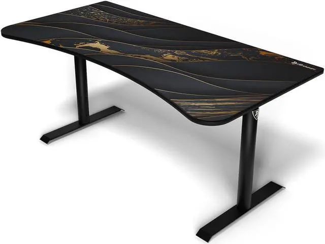 Arozzi Arena Ultrawide Curved Gaming and Office Desk with Full Surface ...