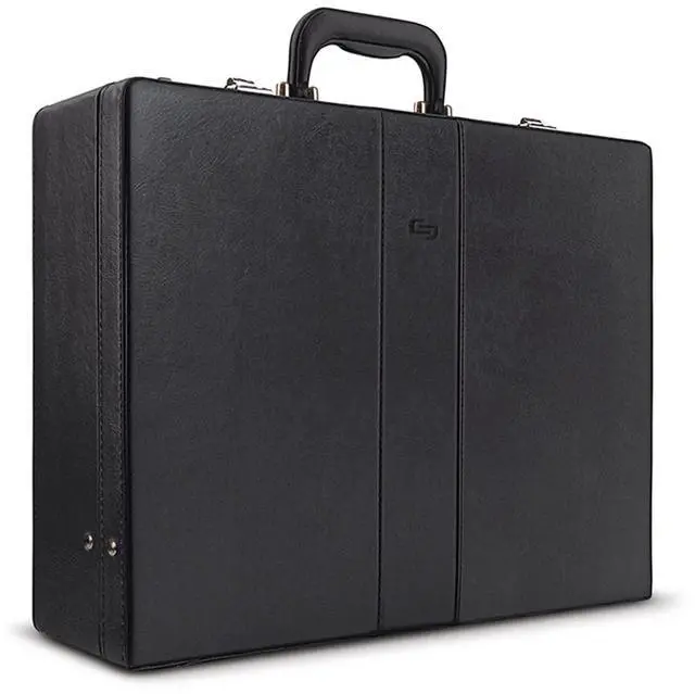 Solo New York Grand Central Attache Briefcase with Combination Locks ...