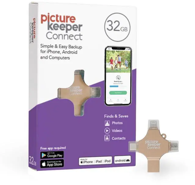 Picture Keeper Connect Photo & Video USB Flash Drive for Apple, Android ...