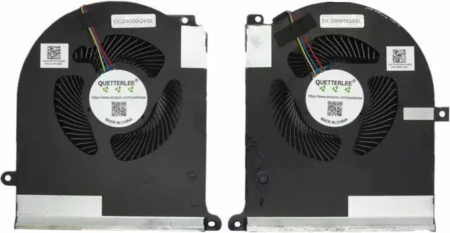 QUETTERLEE Replacement New Laptop CPU + GPU Cooling Fan for Dell ...