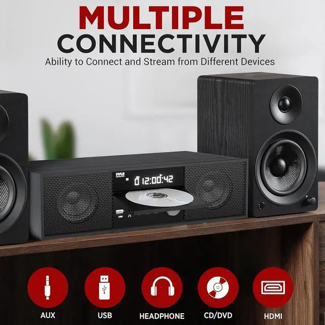 Pyle Home DVD Stereo System with Wireless Microphone - PHCD26 - Newegg.com
