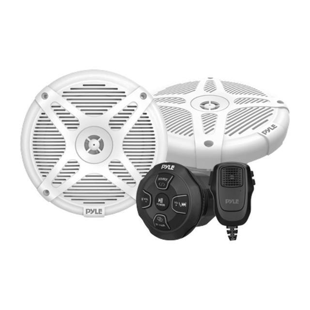 3 Way Marine Speakers Enrock EKMR408B 4" 30W Marine Grade Box Speakers ...