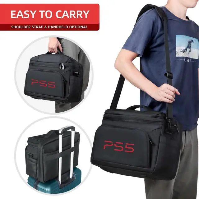Liboer pS5 Bag Ps5 Slim Carrying Storage Case for pS5 Slim Controller ...