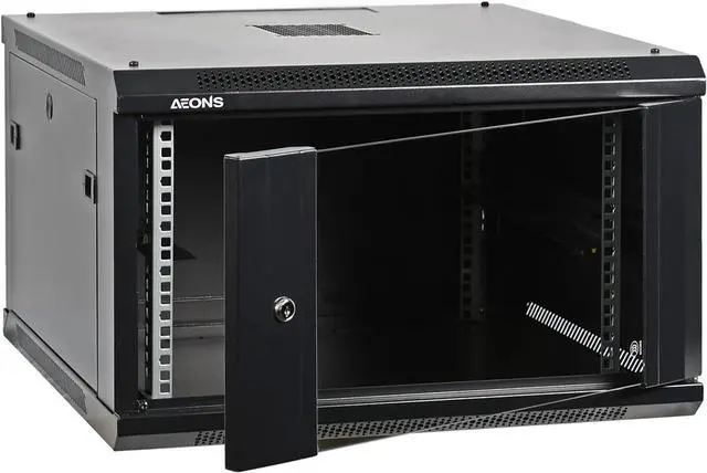 AEONS Professional Wall Mount 19-Inch IT Server Rack Network Cabinet ...