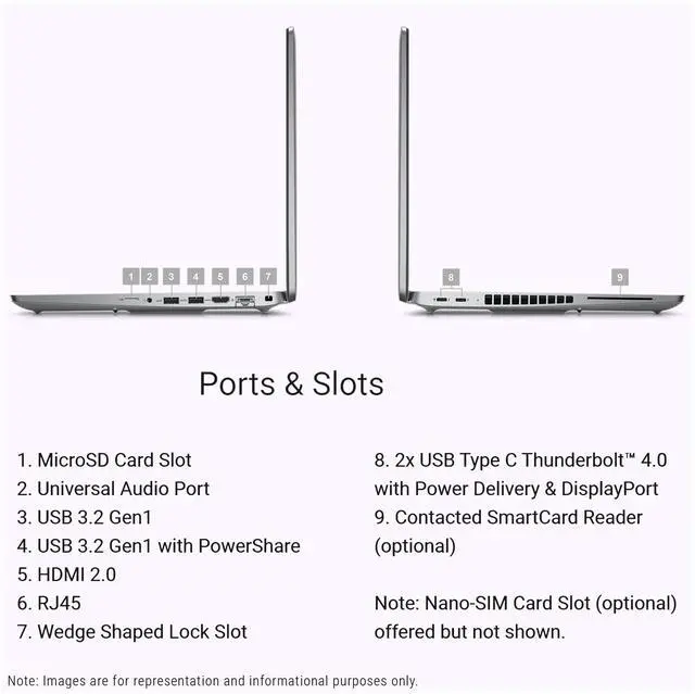 Dell Latitude 5540 Laptop, Intel i7-1355U, 16 GB DDR4 RAM, 1 TB PCIe ...