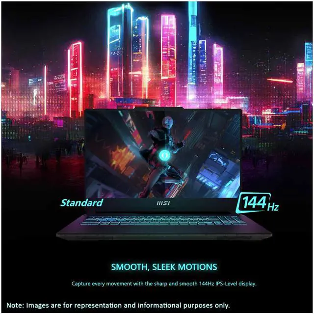 MSI Cyborg 15 Cyborg Gaming Laptop, Intel i7-12650H, 64 GB DDR4 RAM, 4 ...