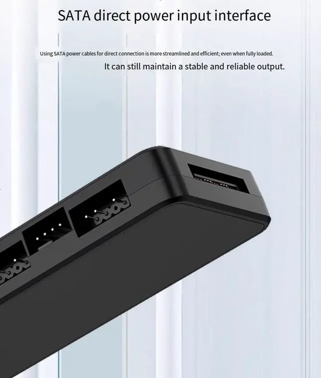 ARGB HUB PWM two-in-one temperature control HUB 1 minute 15 3 pins rgb ...