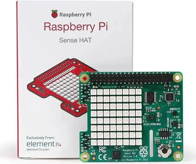 Raspberry Pi RASPBERRYPI-SENSEHAT Sense HAT with Orientation, Pressure, Humidity and Temperature ...