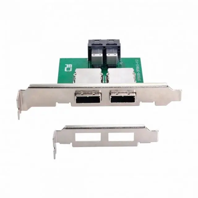 Dual Ports Mini SAS SFF-8088 To Internal SAS HD SFF-8643 PCBA Female ...