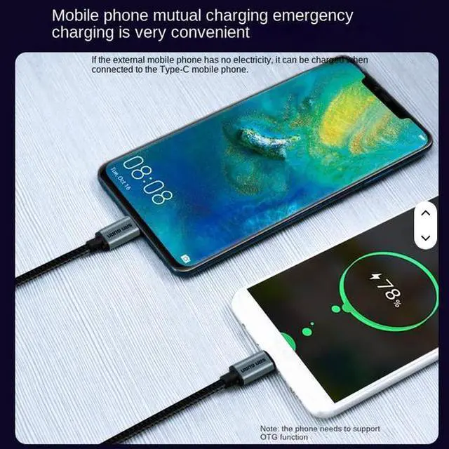 Type-C Micro OTG Data Line for Android Mobile Phones Live Sound Card ...