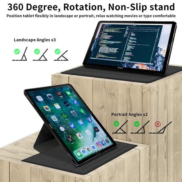 Mxfdegf All-New Kindle Fire 7 Tablet Case(12th, 2022 Release), 360 ...