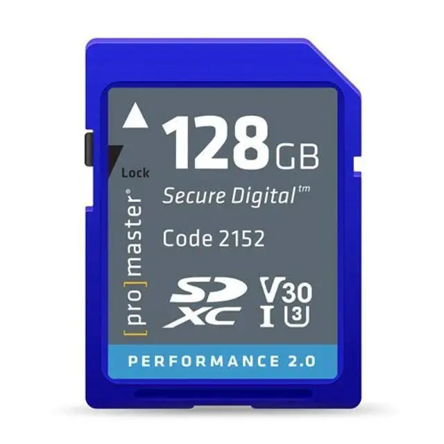ProMaster SDXC 128GB Performance 2.0, Memory Card, (Model 2152 ...