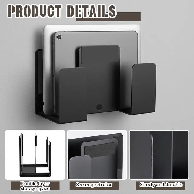 Relaxweex Universal Metal Wall Mount, Laptop Keyboard Shelf 7.87 x 4.72 ...