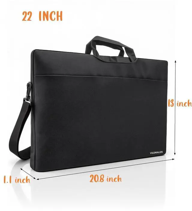 22 Inch Portable Monitor Sleeve, Water-Resistant Dustproof Case & Soft ...