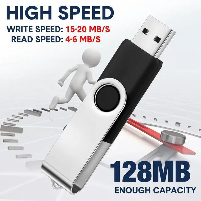 Aoriher 50 Pack USB 2.0 Flash Drives Bulk, Portable USB Thumb Drives ...