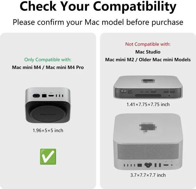 KAIbako Hard Travel Case for Mac Mini M4 / M4 Pro (2024), Fits Magic ...