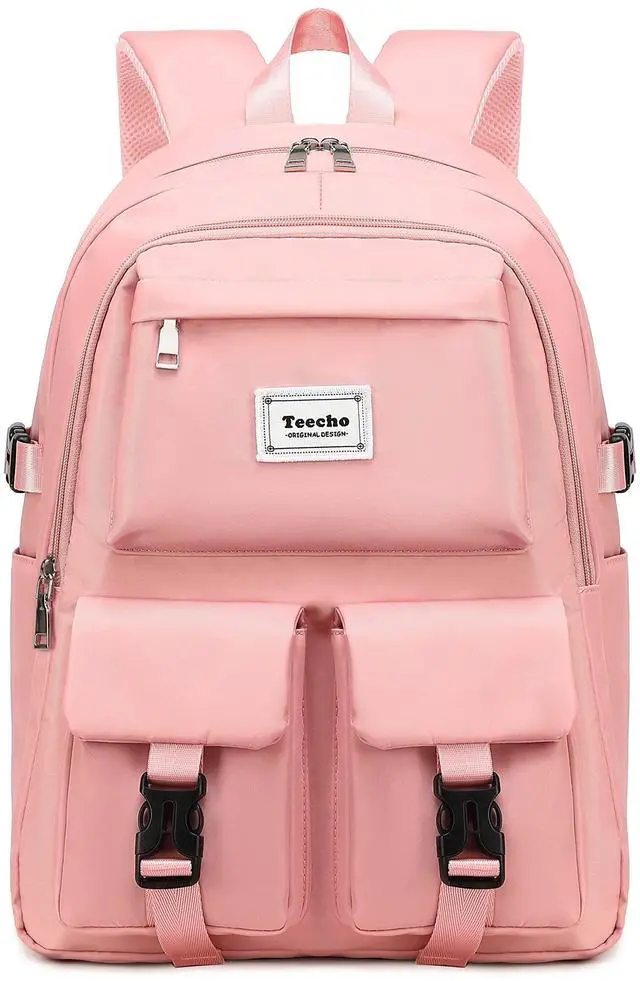 Teecho Stylish School Backpack For Men and Women Roomy Girl Book Bag ...