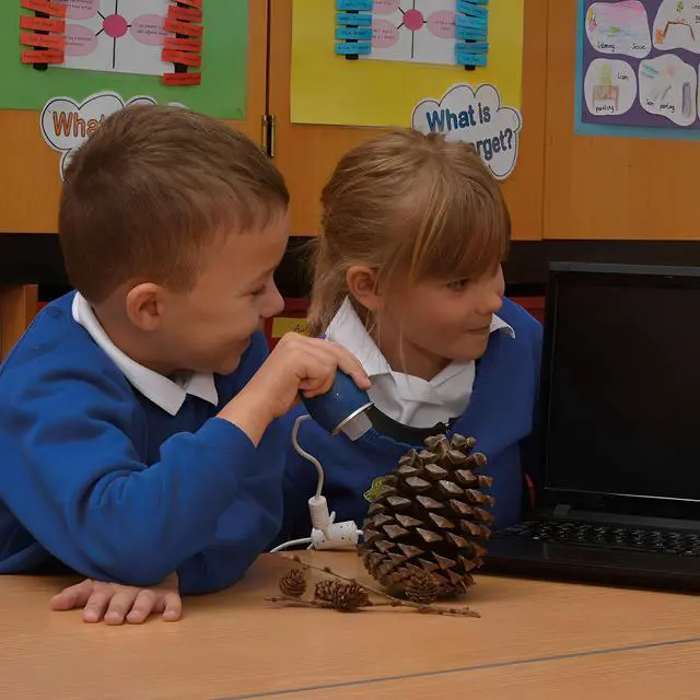 TTS Easi-Scope Rainbow Microscopes 6-PCS | USB Digital Microscope STEM ...