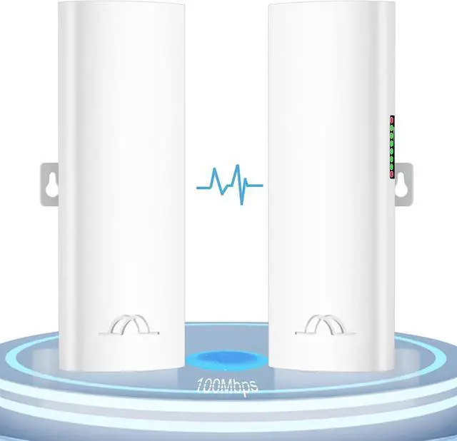 5.8G 100Mbps Starlink WiFi Extender, Outdoor Wireless Bridge CPE with ...