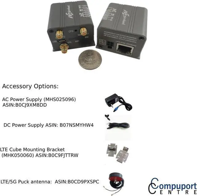 Microhard LTE³ Cube-CAT4NA2 150 Mbps CAT4 LTE IoT 4G Wireless Gateway ...