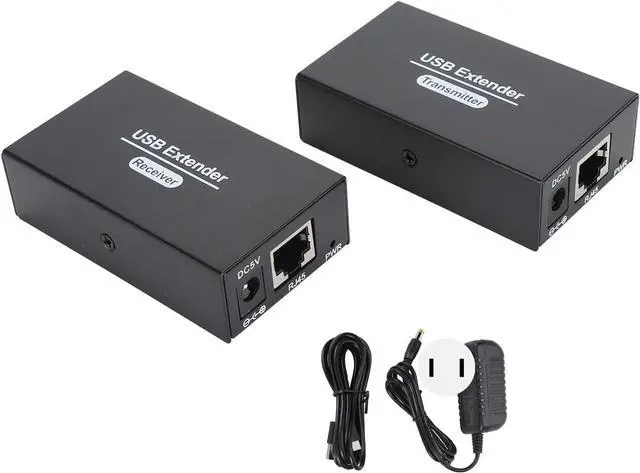 USB Extender Over Cat5e Cat6 CAT7, USB 2.0 Ethernet Extender Up to ...