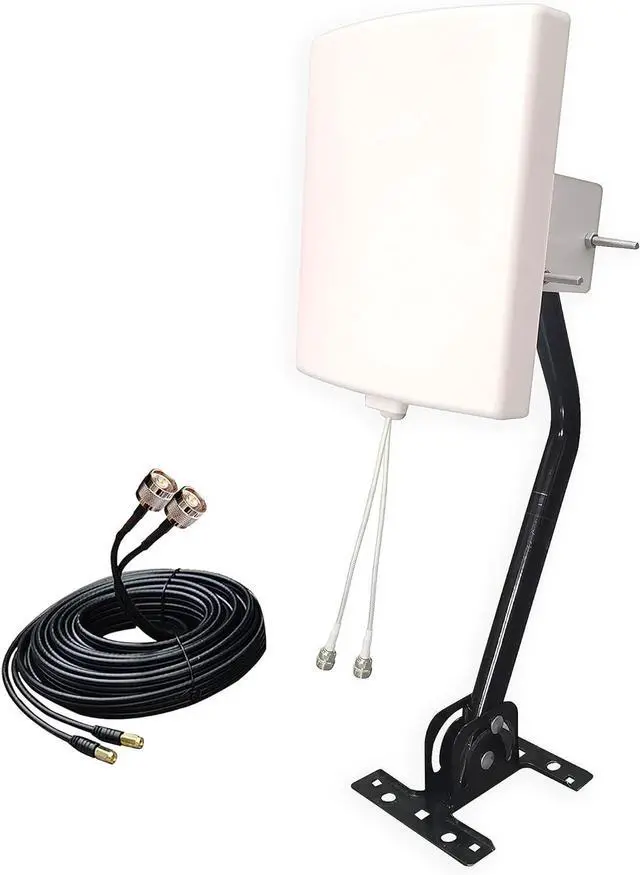 SignalPlus Outdoor 2x2 MIMO Directional WiFi Antennas Long Range 2.4GHz ...