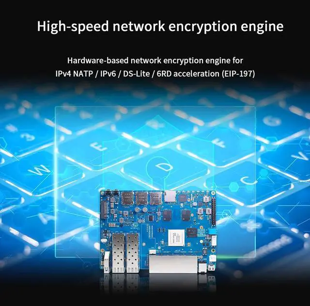 Banana Pi BPI-R4 WiFi 7 Router Development Board, with MediaTek MT7988A ...