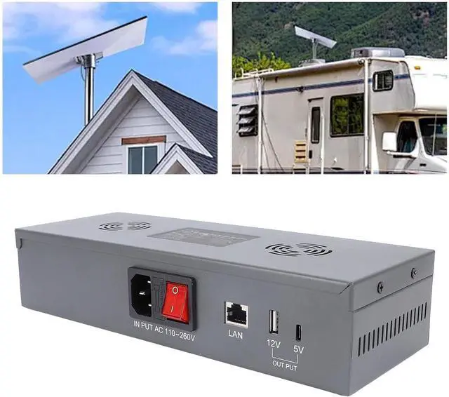 Eujgoov Mini PoE Kit, SK0110 150W Ethernet Gigabit PoE Injector AC110 ...