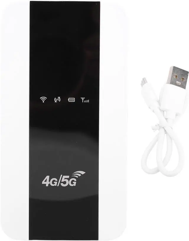 Heayzoki 4G 5G Portable WiFi Hotspot, Mobile Hotspot with SIM Card Slot ...