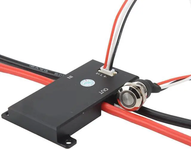 FTVOGUE Electric Power Switch Aluminum Alloy with LED Indicator for ...