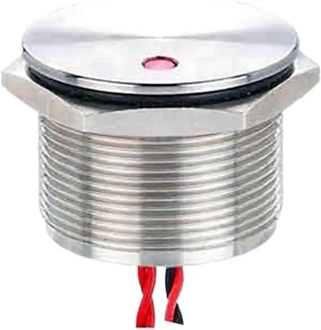 25MM Flat Head Momentary/Latching Function Electrical Piezo Switch IP68 ...