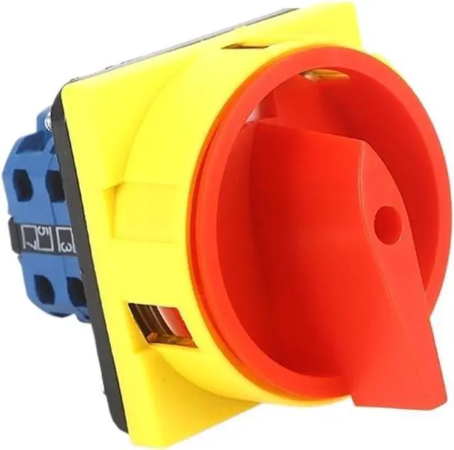 SZW26-202GS 64X64mm Panel 2 Poles Off-ON 20A Rotary Cam Switch ...