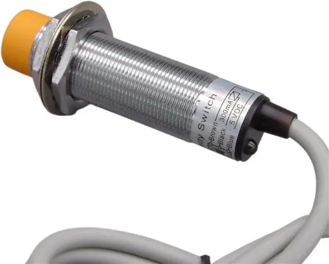 1pcs M18 8mm Sensing DC 5V NPN NO LJ18A3-8-Z/BX-5V Cylinder inductive Proximity Sensor Switch ...