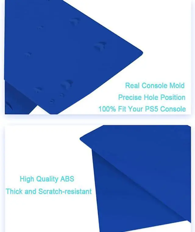 PS5 Console Replacement Shell, Megadream Hard ABS Shockproof Anti ...