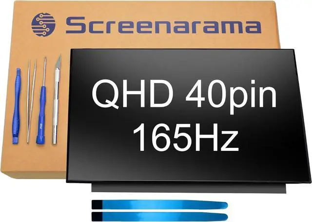 SCREENARAMA New Screen Replacement for MSI GP66 Leopard 11UH 11UG (165Hz QHD 2560x1440) 40pin ...