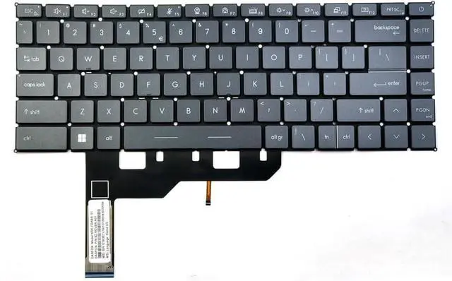 KGIGIBE Replacement Keyboard for MSI Modern 14 B4MW MS-14DK B10MW B11MO B11MOU B45MW MS-14D1 MS ...