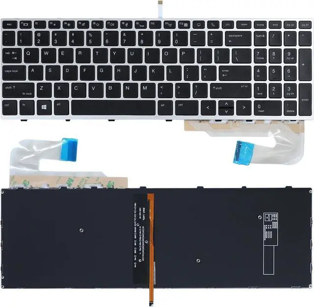 YAEHUYING Replacement Keyboard Backlit for HP EliteBook 750 G5 750 G6 ...