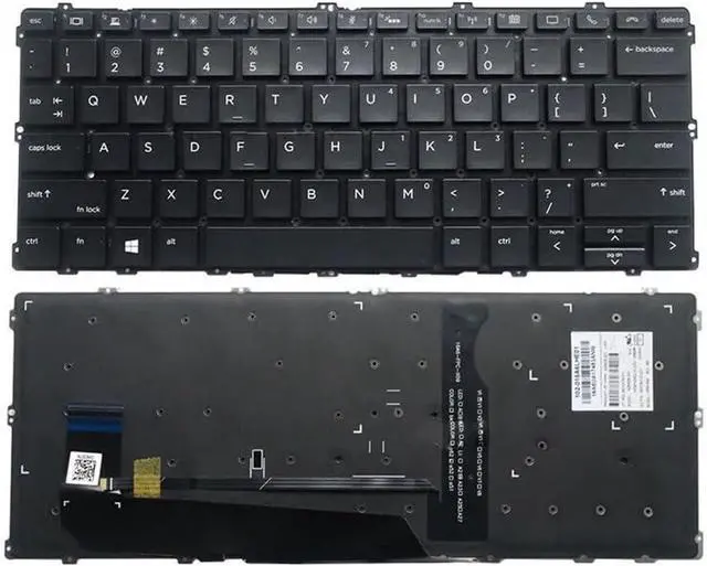 XINDIKBHUB US Backlit Replacement Laptop Keyboard for HP EliteBook X360 ...