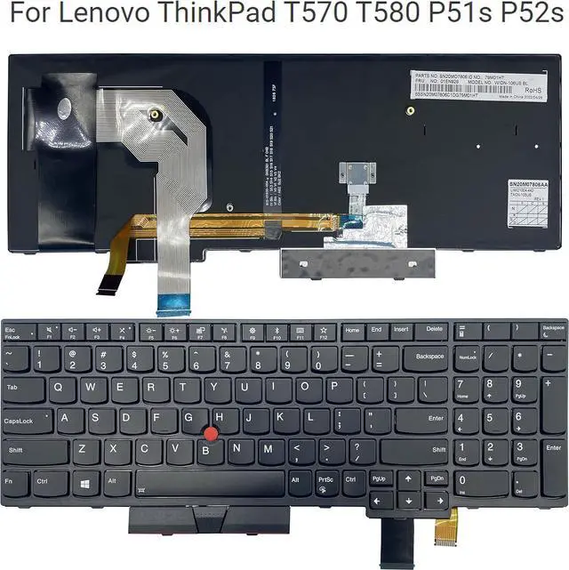 Sierra Blackmon Laptop Keyboard US Layout for Lenovo ThinkPad T570 T580 ...