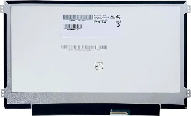 Rinbers B116XAK01.1 01.2 11.6" HD 1366x768 LCD Display Touch Screen Panel with 40 Pin Connector ...