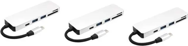 Uonlytech 3pcs USB Adapter Type-c to Memory Card Multi-Function Hub for ...