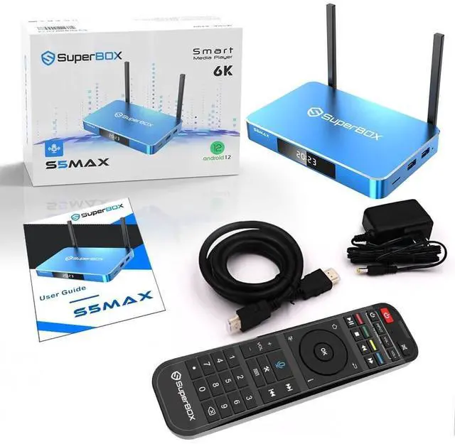 SUPERBOX S5 MAX Smart TV Box Android Box Multi-function Streaming Media ...