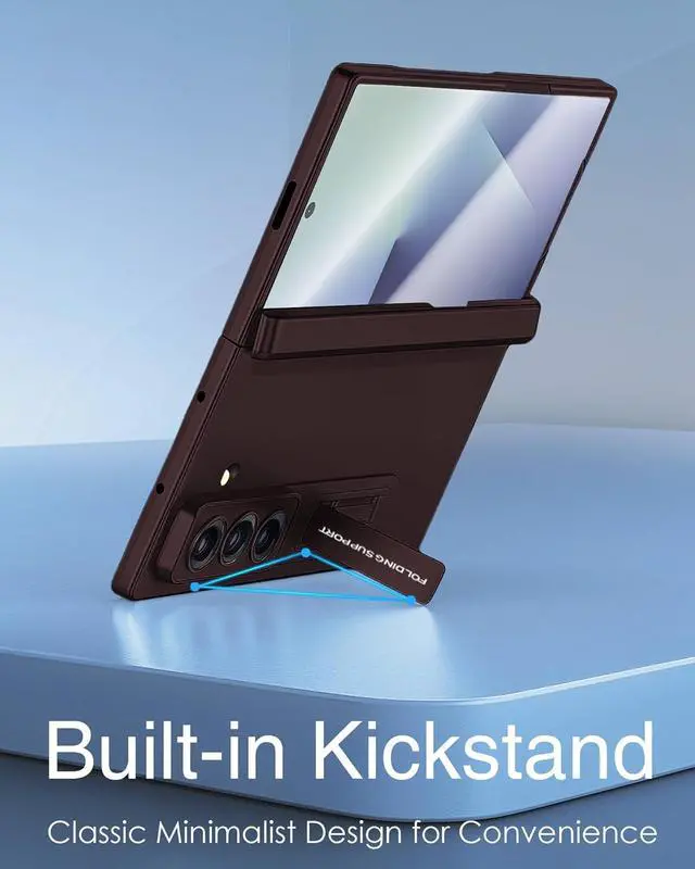 WERLEO for Samsung Galaxy Z Fold 7 Case with Hinge Protection, [Built ...